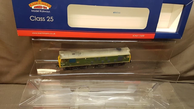 BACHMANN BR GREEN Class 25043 Diesel Weathered Full Yellow Ends Dcc ...