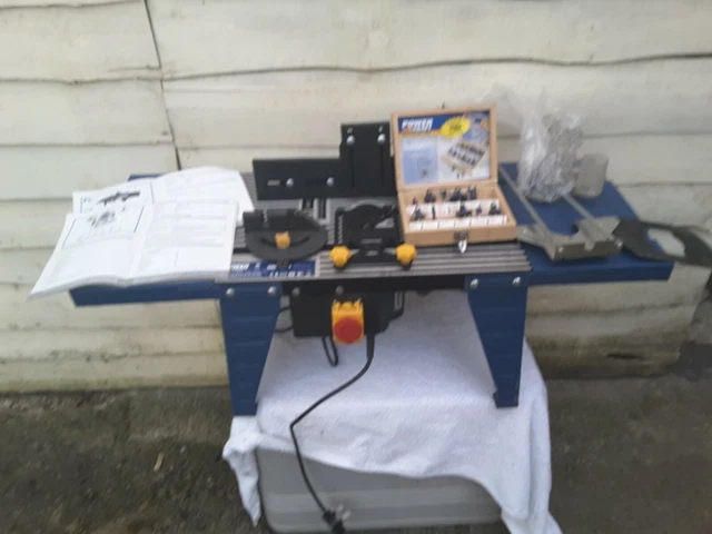 POWER CRAFT ROUTER table and Router with set of cutters £120.00 ...