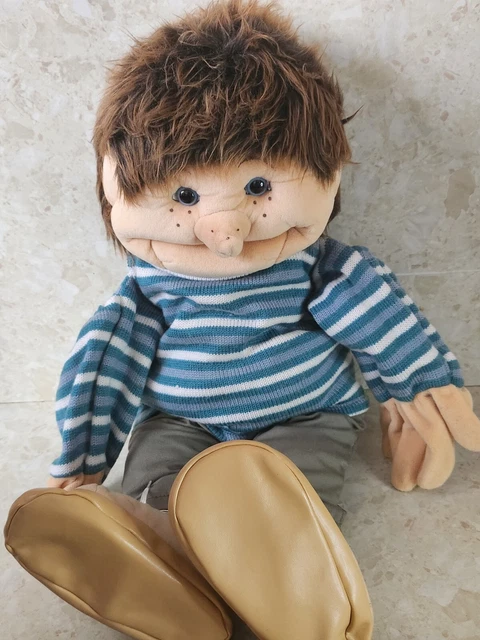 VINTAGE &65CM& TALL boy "rudi" fully dressed educational hand puppet £1 ...
