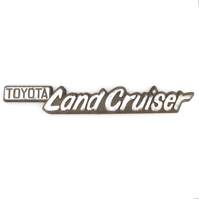 TOYOTA LAND CRUISER Emblem Nameplate Fender Badge NEW EUR 20,56 ...