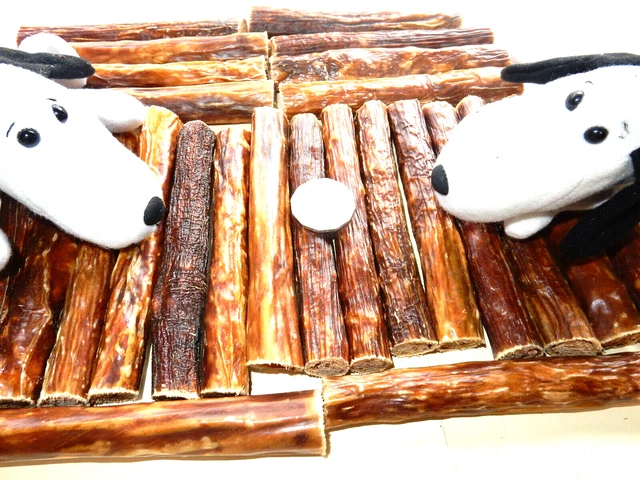 BEEF STICKS 10 Australian Dog Treats Chews Bulk Natural Pet Food Teeth ...