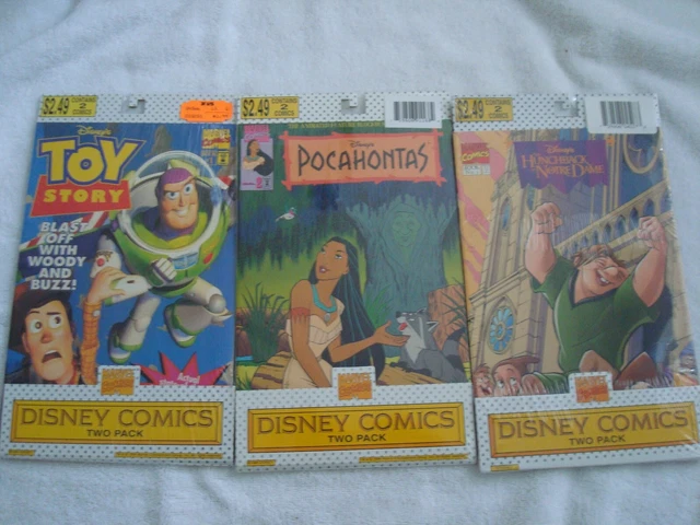 DISNEY COMICS, POCAHONTAS, TOY STORY, HUNCHBACK OF NOTRE DAME, New ...