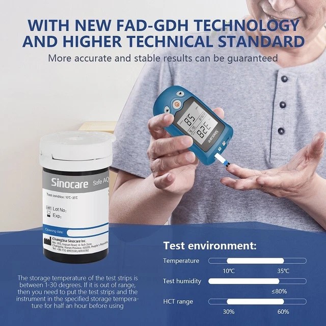 AQ-UG BLOOD GLUCOSE Meter & Uric Acid Meter 2 in1 + 50 UA Strips 50 BG ...