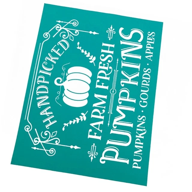 HANDPICKED PUMPKIN SILK Screen Stencils Mesh-Stencils DIY Printing on ...
