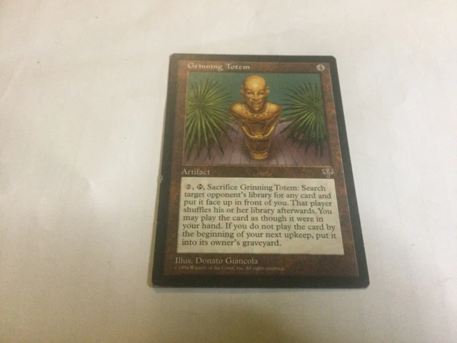 GRINNING TOTEM MTG Magic the gathering cards EUR 6,03 - PicClick FR