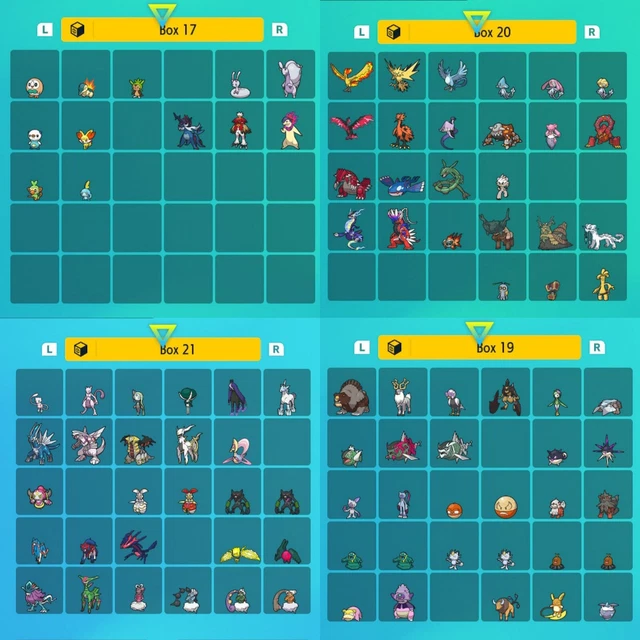 POKÉMON SCARLET AND Violet Shiny Unreleased Pokemon EUR 4,37 - PicClick FR