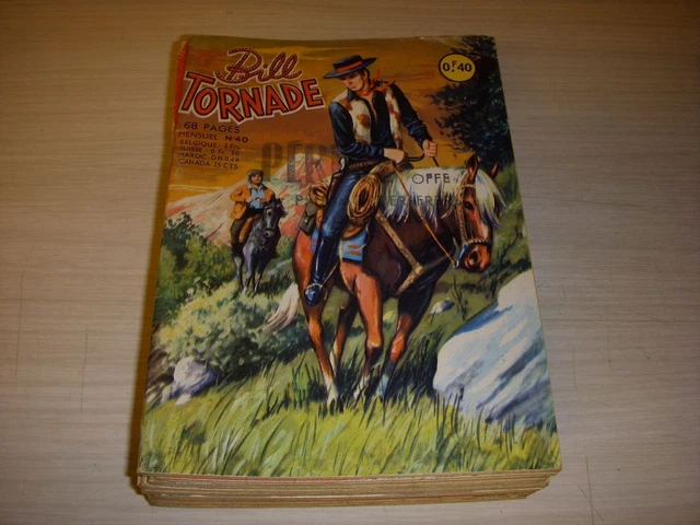 BD PT FORMAT BILL TORNADE 40 1963 Editions AREDIT ARTIMA BD WESTERN EUR 5,70 - PicClick IT