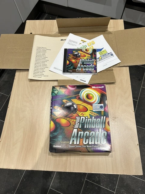 MICROSOFT PINBALL ARCADE PC CD ROM (Windows 95/98) Original Box £14.99 ...