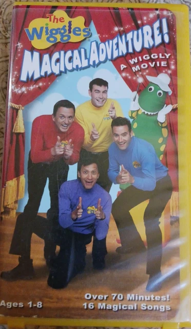 The Wiggles Magical Adventure A Wiggly Movie Vhs Video Tape 16 Songs