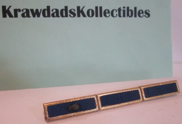 WORLD WAR 2 Us Army 3 Place Ribbon Bar Presidential Unit Citations Puc ...