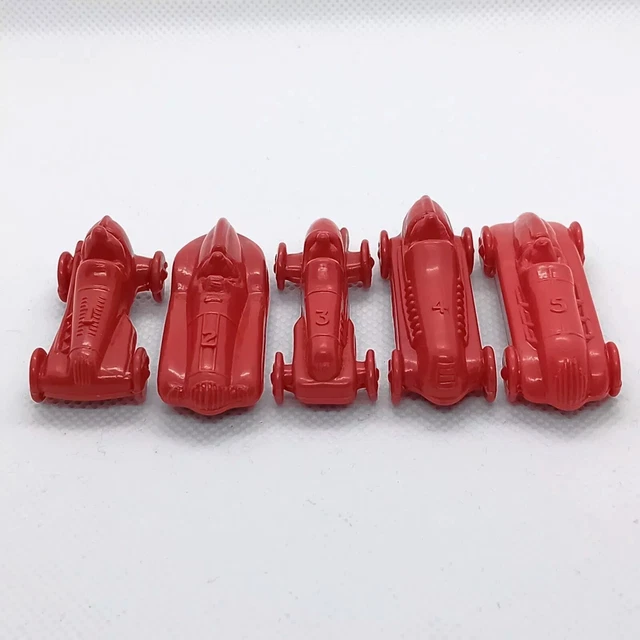 SUGAR PUFFS MODEL Racing Cars Set Dark Red Vintage Cereal Figures ...