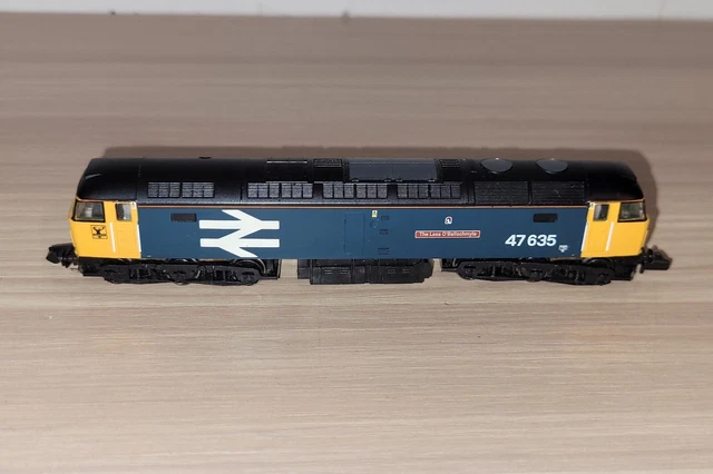 GRAHAM FARISH 371-230 BR CLASS 47 DIESEL LOCO 47635 The LASS O ...