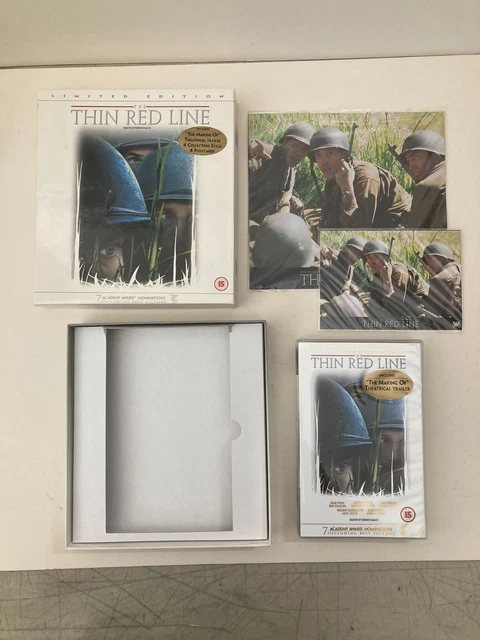 RARE LIMITED BOXED EDITION THIN RED LINE VHS Box Set With Postcards ...