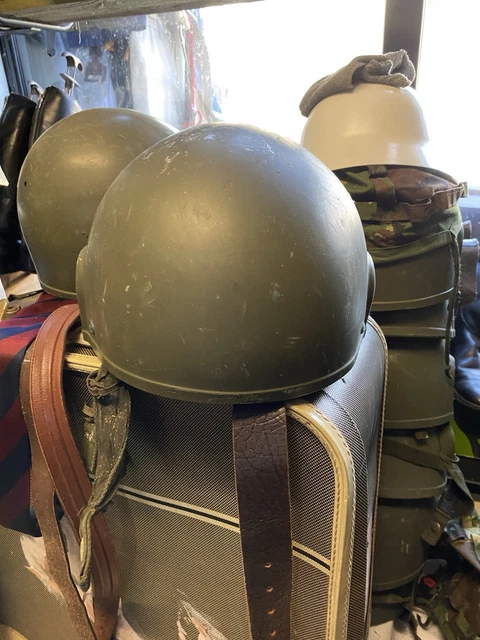 BRITISH ARMY GS MK6 Combat Helmet Olive Green Ballistic Protection. £26 ...