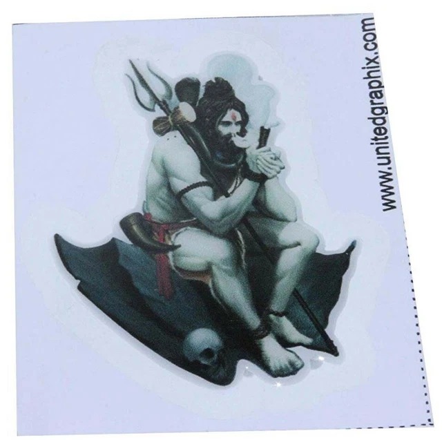 NEW INDIA LORD Hindu Indian GOD Shiva Decal Sticker £7.84 - PicClick UK