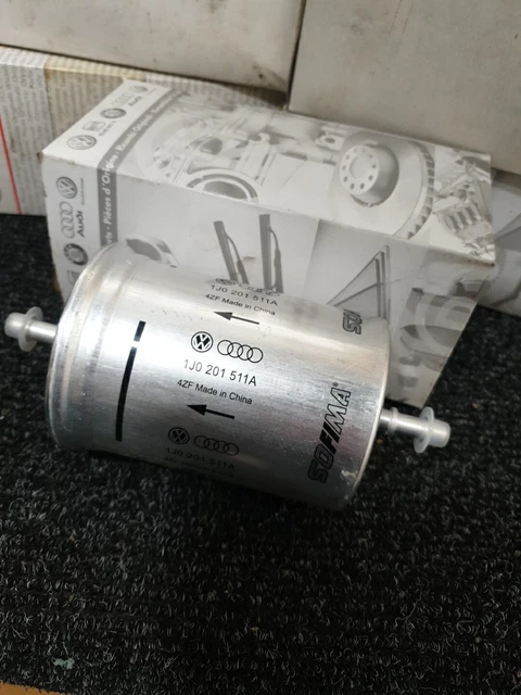 VW GOLF MK4 GTI R32 Fuel Filter x1 Genuine New OEM VW Part 1J0201511A £ ...