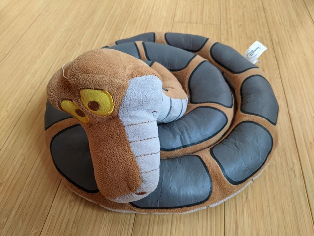 DISNEYLAND PARIS JUNGLE Book KAA The Snake Puppet Plush Toy Rare £20.00 ...