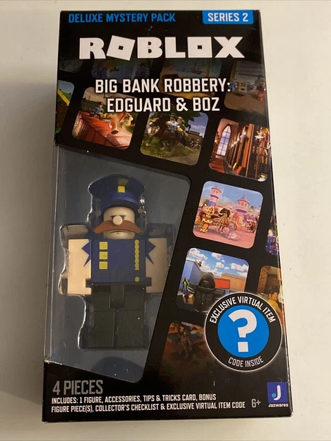 ROBLOX SERIES 2 Big Bank Robbery Edguard & Boz 3 Deluxe Mysteryt Pack ...