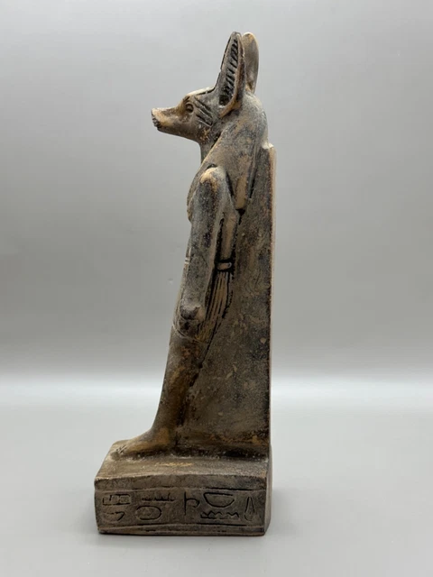 ANCIENT EGYPTIAN GLAZED faience afterlife ushabti shabti in the form of ...