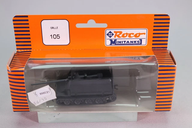 LE3958 ROCO MINITANKS 105 Ho 1/87 Diorama Char tank 8,8 cm Flak Grille ...