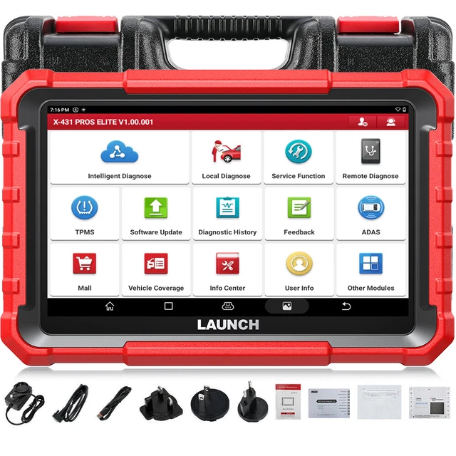 LAUNCH X431 PRO Elite PRO 5 Strumento Diagnostica OBD Tutti Sistemi ...