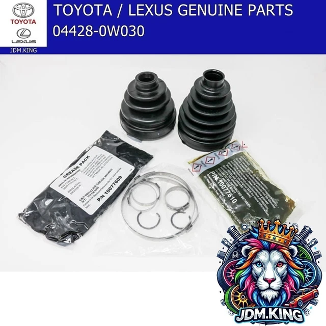 TOYOTA GENUINE BOOT KIT AVANT DRIVE SHAFT IN & OUTBOARD RH 04428-0W030 ...