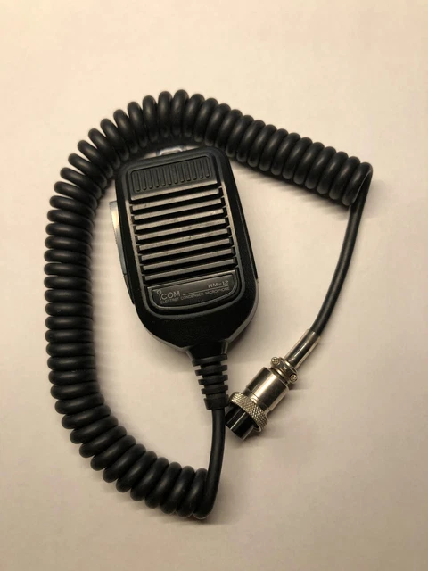 ICOM HM-12 HAND microphone, 8 pin plug, Up/Down controls (working) $25. ...