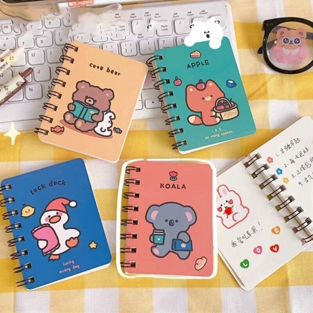 FOR PRESCHOOL KINDERGARTEN Kids Cartoon A7 Coil Book Notebook Mini Cute ...
