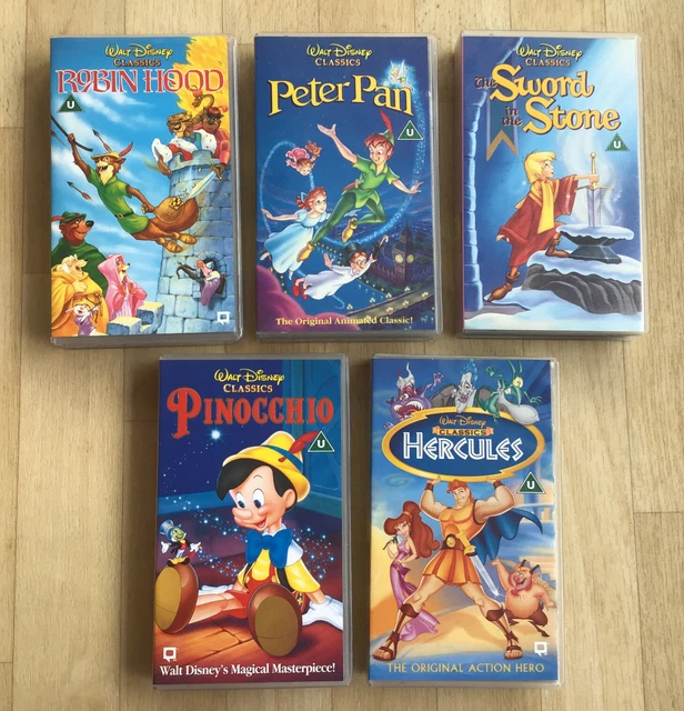 DISNEY’S ROBIN HOOD, Peter Pan, Pinocchio, Hercules & Sword In The ...