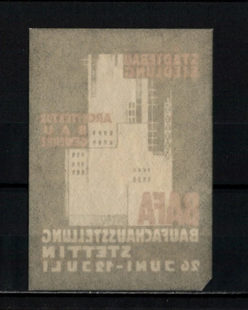 ARCHITECTURE EXPO ARTIST LOUIS OPPENHEIM Stamp Cinderella Vignette ...