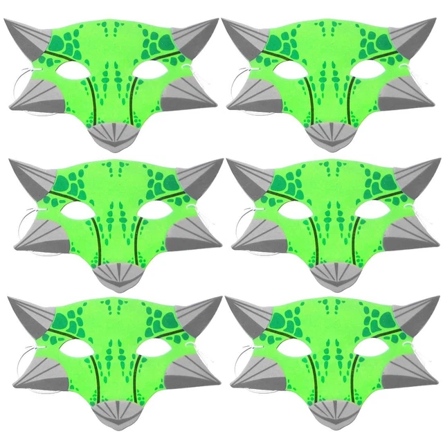 6 GREEN ANKYLOSAURUS Foam Dinosaur Childrens Masks by Blue Frog Toys £4 ...