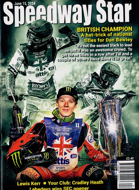SPEEDWAY STAR MAGAZINE 15/06/2024 £6.51 - PicClick UK