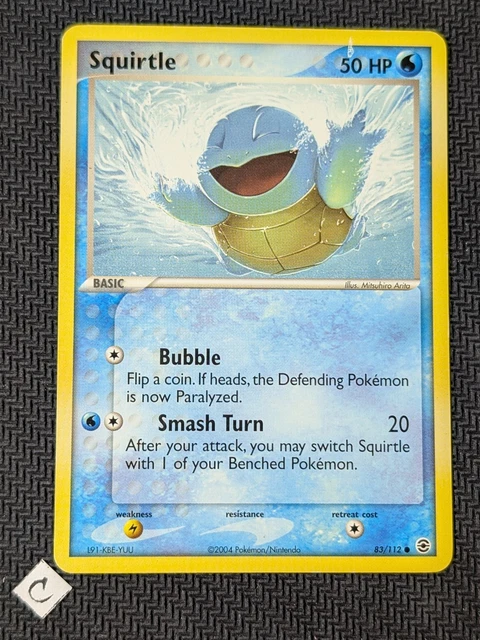 SQUIRTLE 83/112 - ex Fire Red Leaf Green Non-Holo Pokemon TCG MP $23.59 ...
