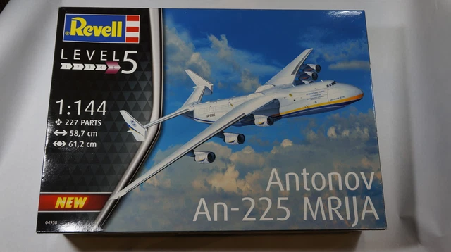 1/144 ANTONOV AN-225 Mrija (Mriya) plastic model kit, Revell 04958 EUR ...