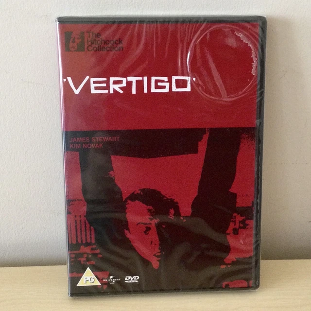 VERTIGO DVD - James Stewart, Kim Novak, Cert PG, Run Time 124 Minutes ...