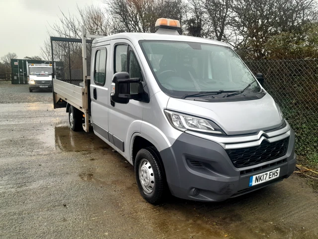 2017 CITROEN RELAY DOUBLE CAB BEAVERTAIL/PLANT- DROPSIDE only 44000 ...