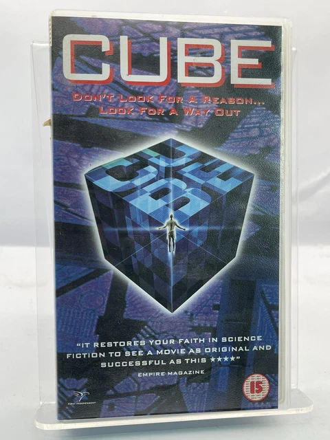 CUBE ON VHS Video Cassette Tape £26.99 - PicClick UK