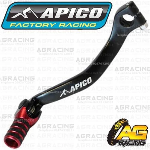 APICO FORGED GEAR Pedal Lever Shifter Black Red Honda CR 250 R 2004 ...
