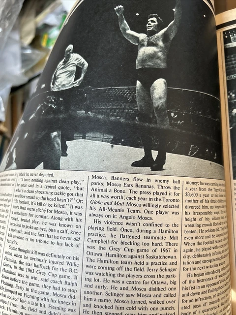 ANGELO KING KONG Mosca Wrestling WWF Canadian magazine JAN 7 1978 Good ...