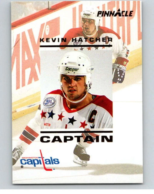 1993-94 PINNACLE CAPTAINS Canadian #25 Kevin Hatcher Capitals V66867 ...
