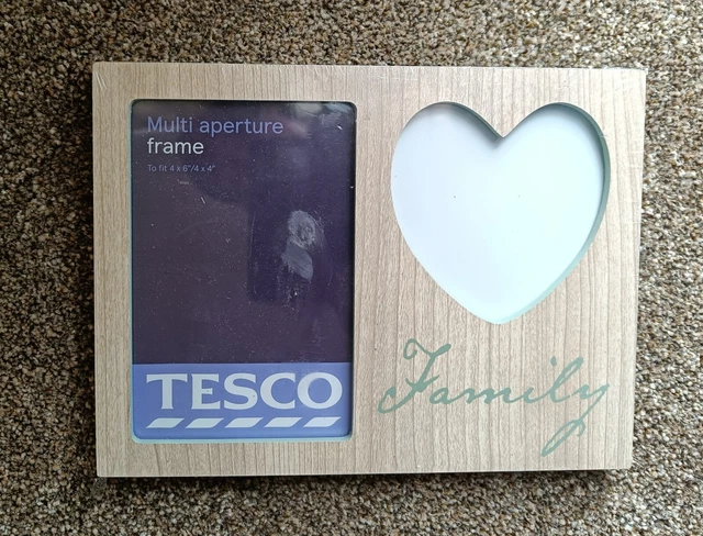 TESCO FAMILY TWO Aperture Photo Frame. BNIP £1.99 - PicClick UK