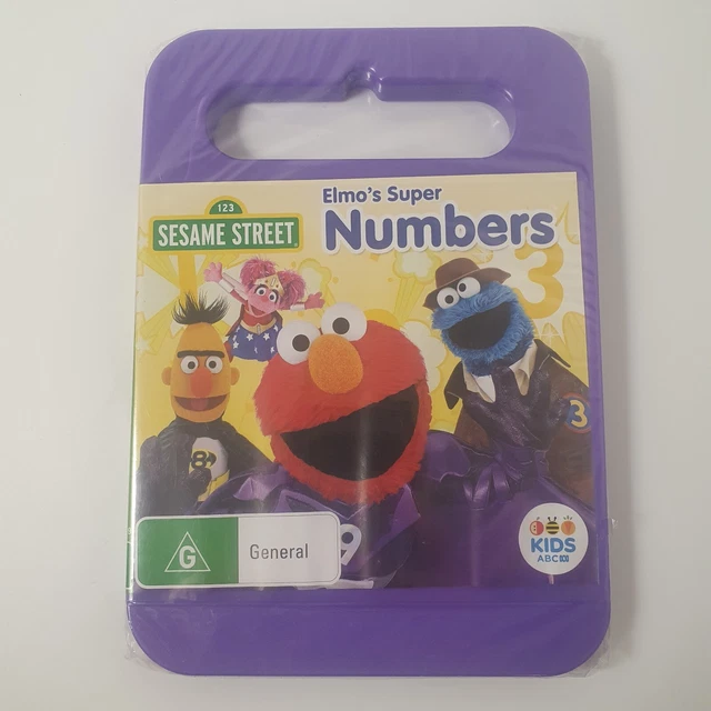 SESAME STREET - Elmo's Super Numbers DVD Region 4 Australia NEW free ...