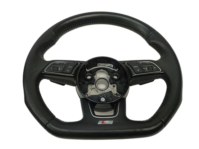 VOLANT CUIR BASCULE de commutation aplati S-line AUDI A5 F5 8W A4 B9 8W S4 S5 EUR 340,00 ...