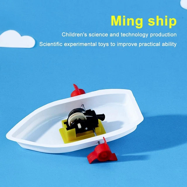 EY# DIY BOAT Model STEM Toys School Educational Physics Teaching Tool ...