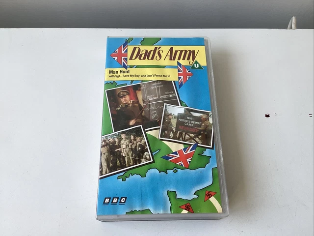 BBC TV COMEDY Classic Dad’s Army Man Hunt VHS Video Tape £1.99 ...