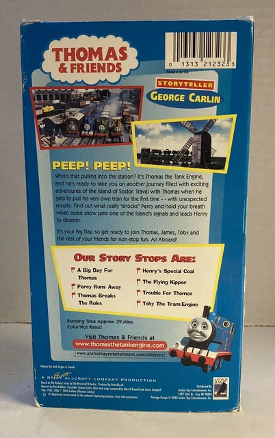 THOMAS THE TANK Engine & Friends A Big Day For Thomas VHS Tape Video ...