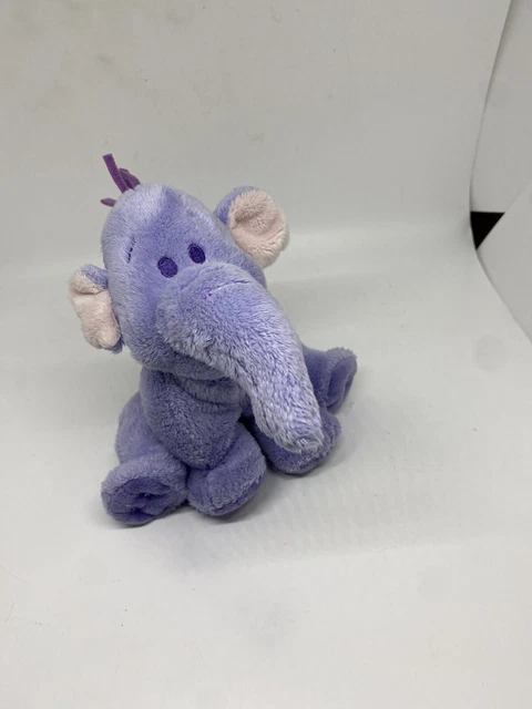 DISNEY STORE WINNIE the Pooh HEFFALUMP Plush 14" Small Lumpy Purple ...