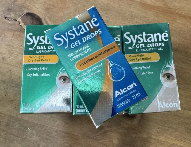 SYSTANE GEL HYDRATION Lubricant Drop For Overnight Dry Eye Relief 10ml ...