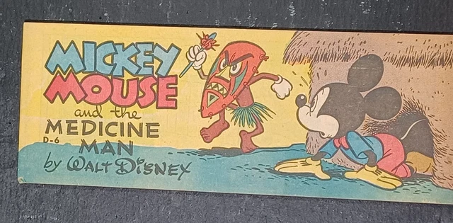 MICKEY MOUSE AND The Medicine Man Walt Disney Comic Strip Book 1951 ...