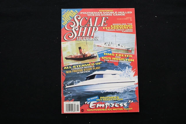 1997 APRIL/MAY SCALE Ship Modeler Magazine - Hms Exeter Cover - E 10197 ...